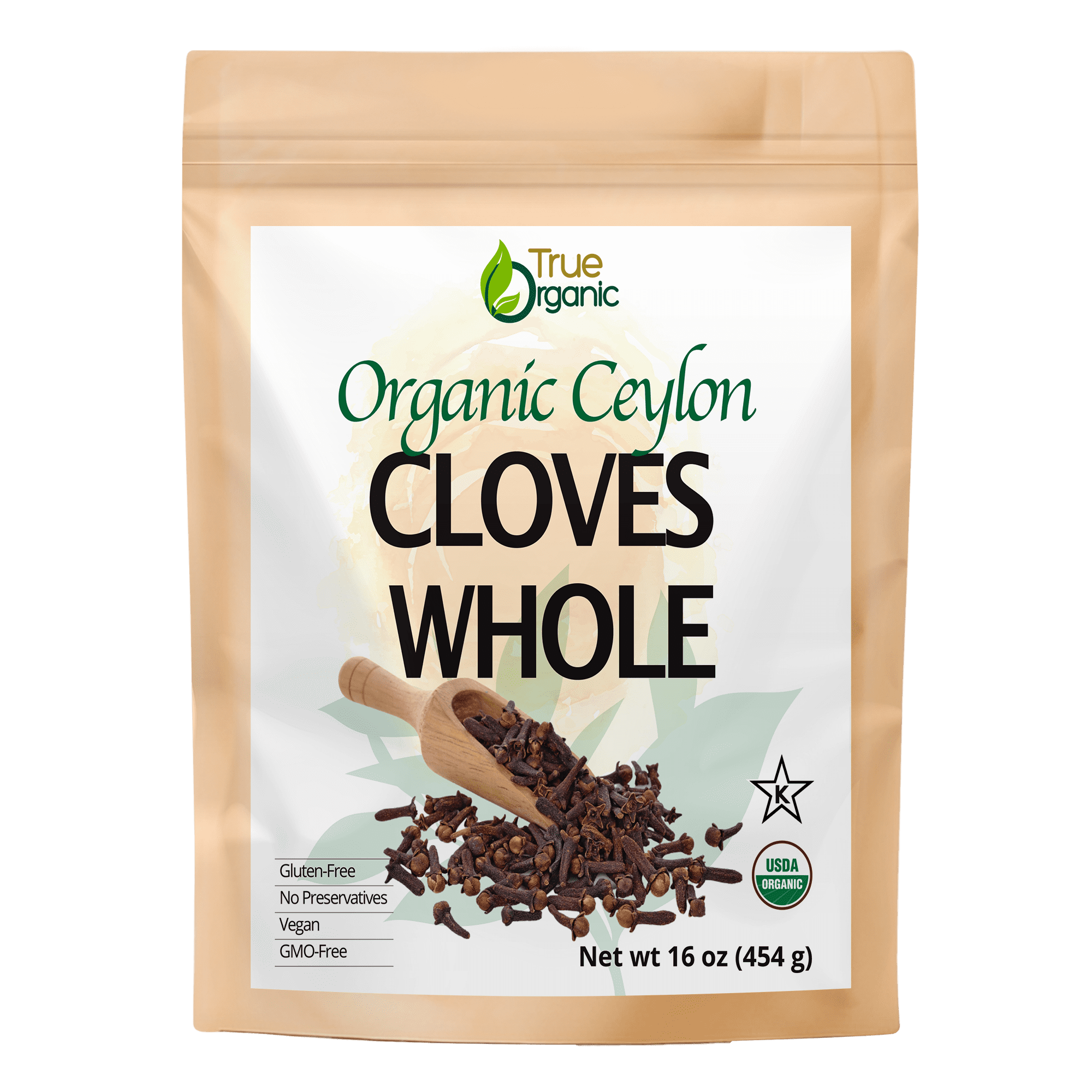 True Organic Ceylon Clove Whole Bulk 16 oz USDA Organic & Kosher - Walmart.com
