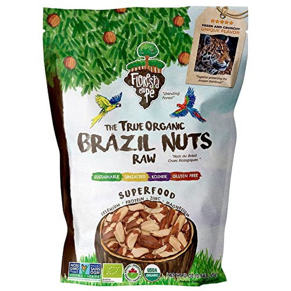 The True Organic Premium Brazil Nuts (15oz) Raw & Unsalted | Kosher ...