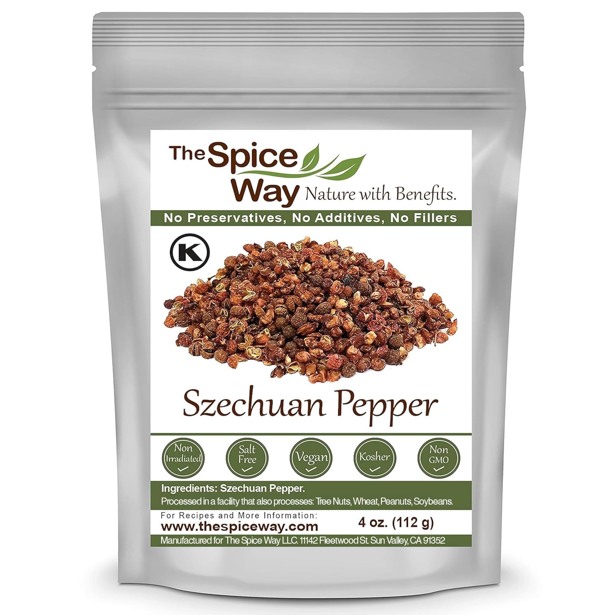 The Spice Way Szechuan BCF26 Peppercorns - (4 oz) premium sichuan ...
