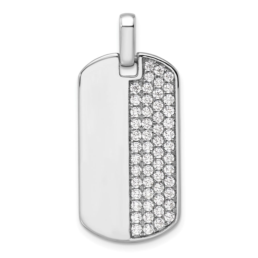 True Origin 14K White Gold Men's 1 carat Lab Grown Diamond VS+ F+ ...