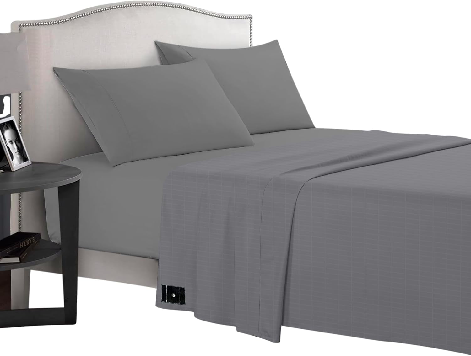 True Queen Grounding Sheet with 15 feet Grounding Cord, 10% Silver ...