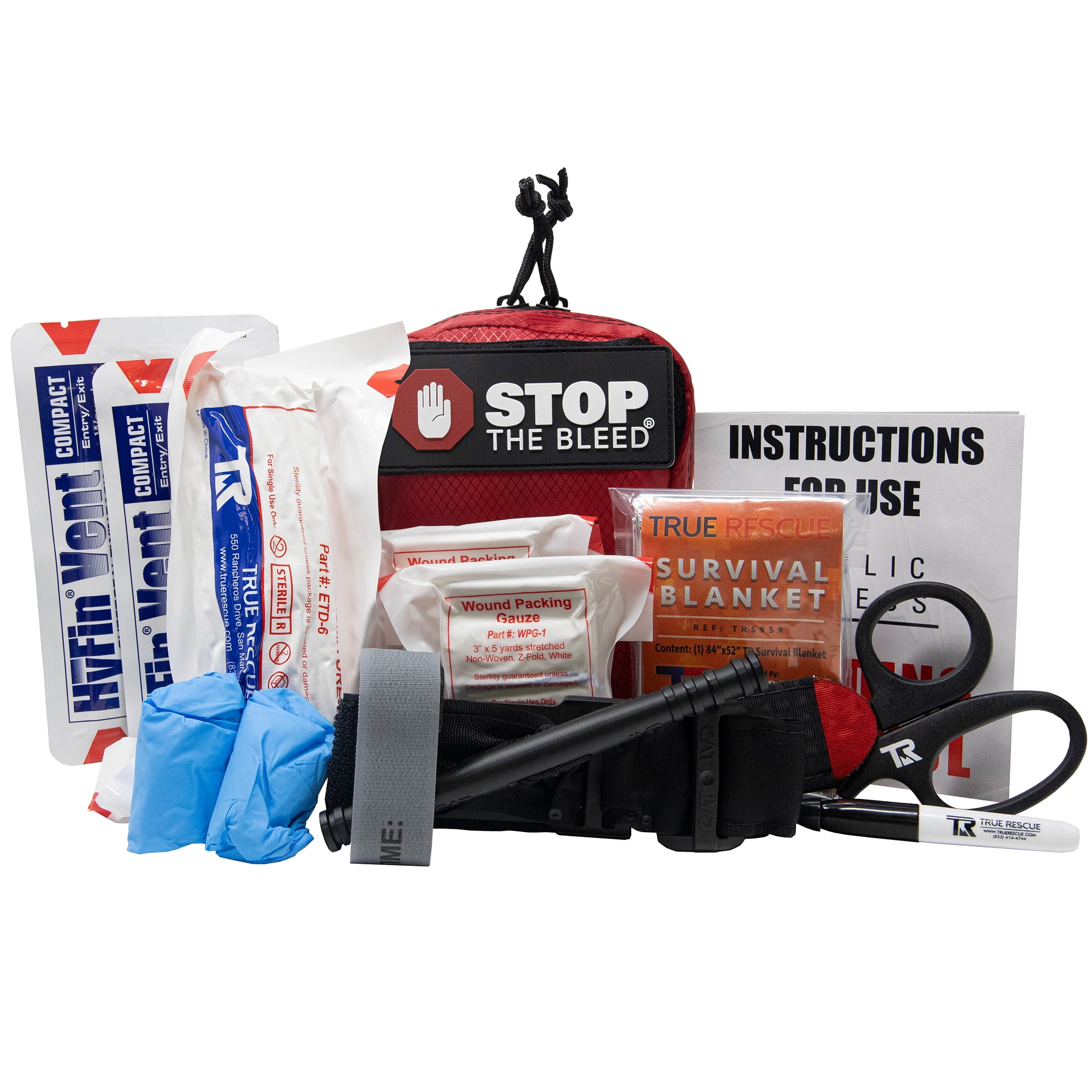 True Rescue STOP THE BLEED Kit - Intermediate - Walmart.com