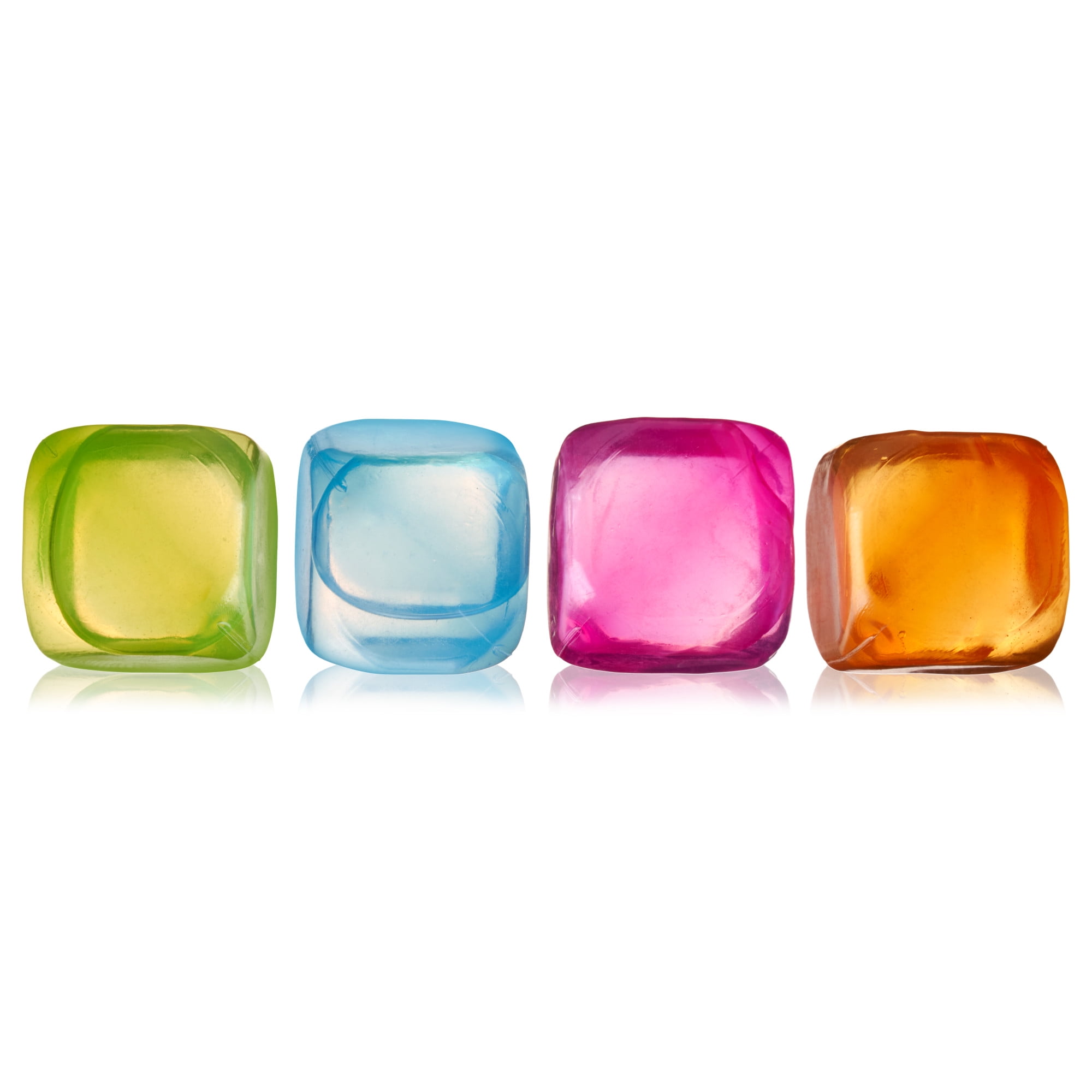 True Reusable Ice Cubes, Refreezable Ice Cubes for Drinks, Plastic Ice ...
