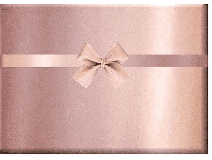 Shimmering Rose Gold Metallic Gift Wrap - 30in x 15ft - For Birthdays ...