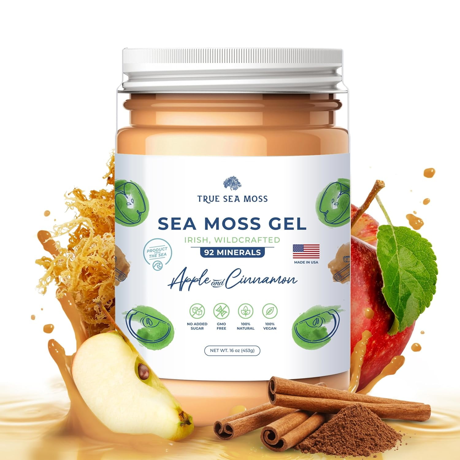 True Sea Moss Irish Sea Moss Gel, Vegan, Antioxidant, Thyroid ...