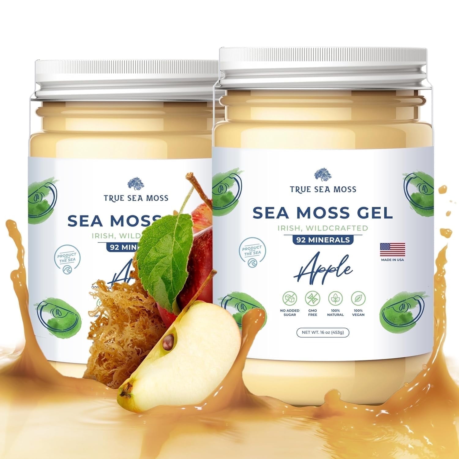 True Sea Moss Wildcrafted Irish Sea Moss Gel Antioxidant Supplement ...