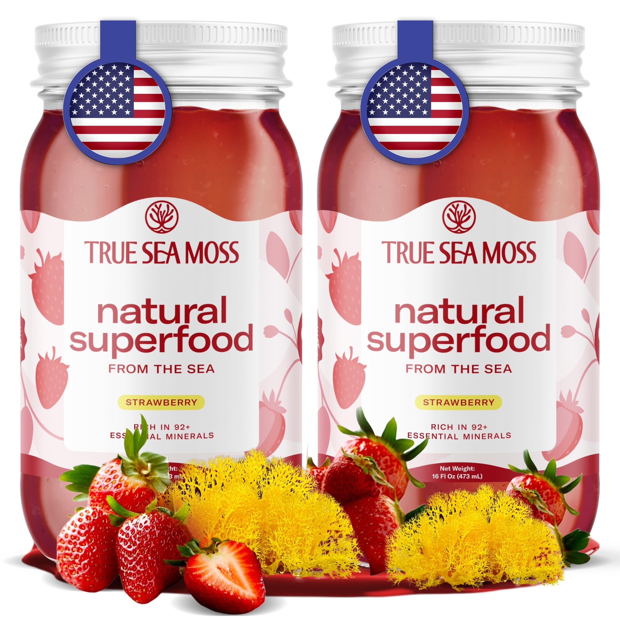 True Sea Moss Wildcrafted Irish Sea Moss Gel, Organic Raw Nutritional ...