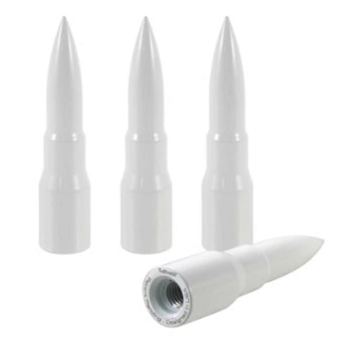 True Spike LGC001WH Lug Nut Caps, White - Walmart.com