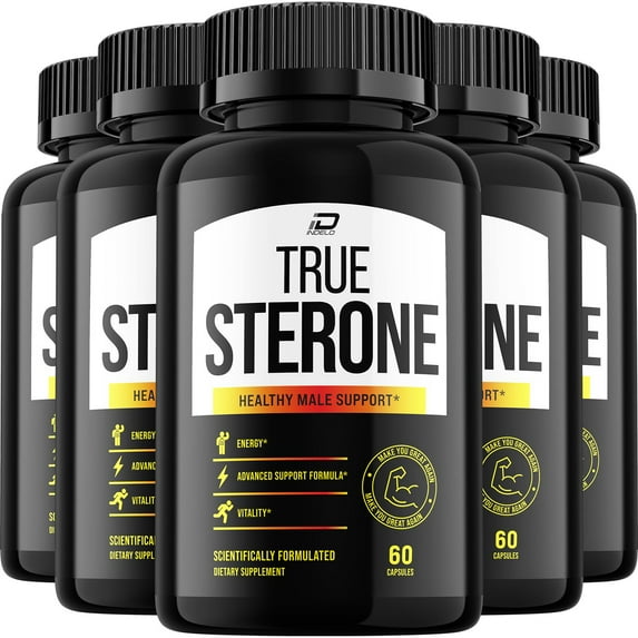 True Sterone Capsules – TrueSterone Vitamin Complex Pills, 5 Pack, 300 ...