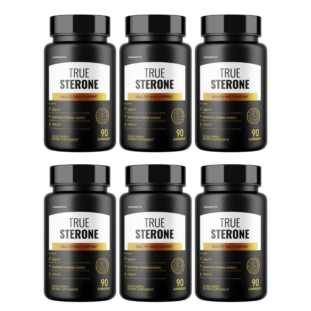 True Sterone Healthy Male Support 6 Bottles 540 Capsules - Walmart.com