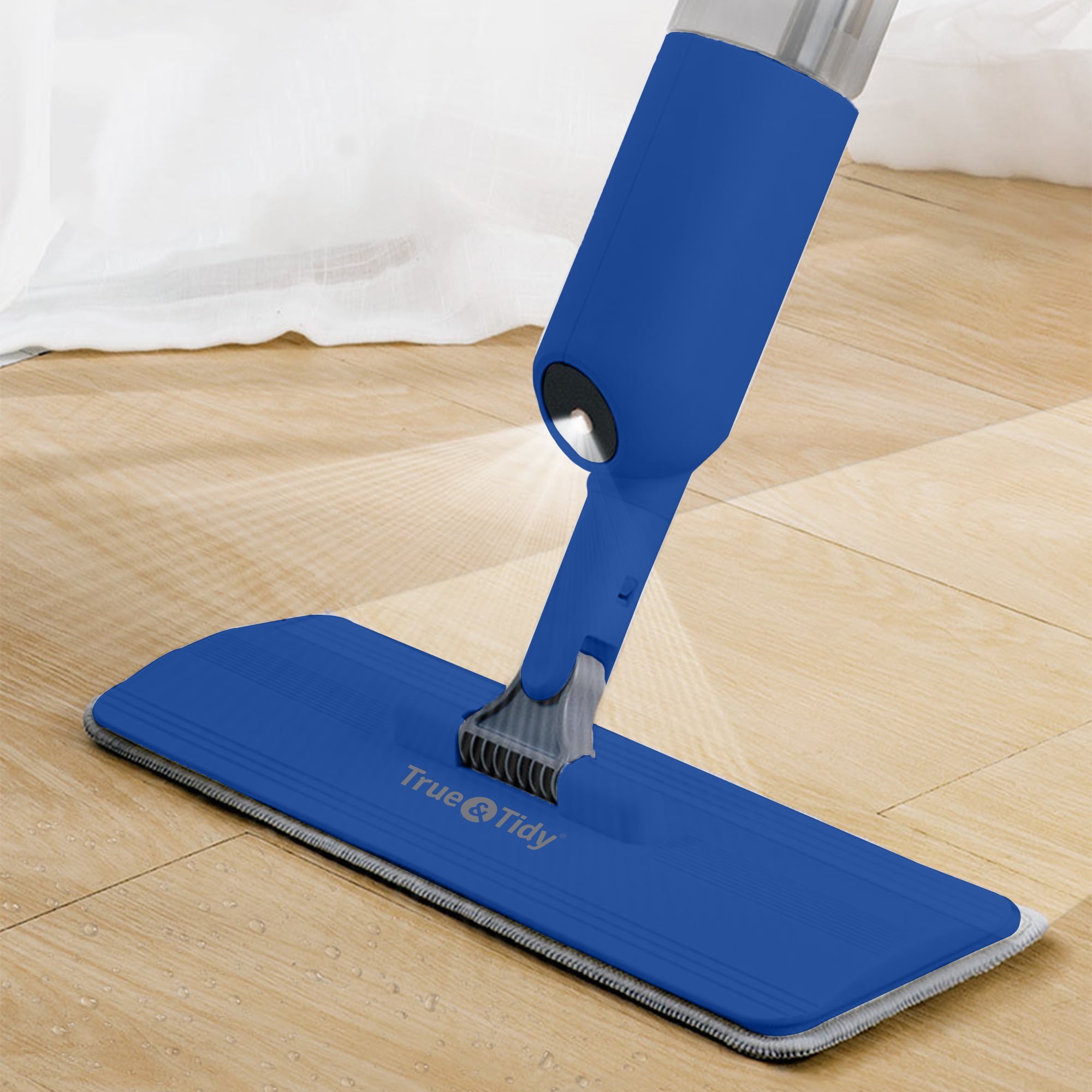 True & Tidy® Spray Mop for Cleaning and Disinfection, Navy - Walmart.com