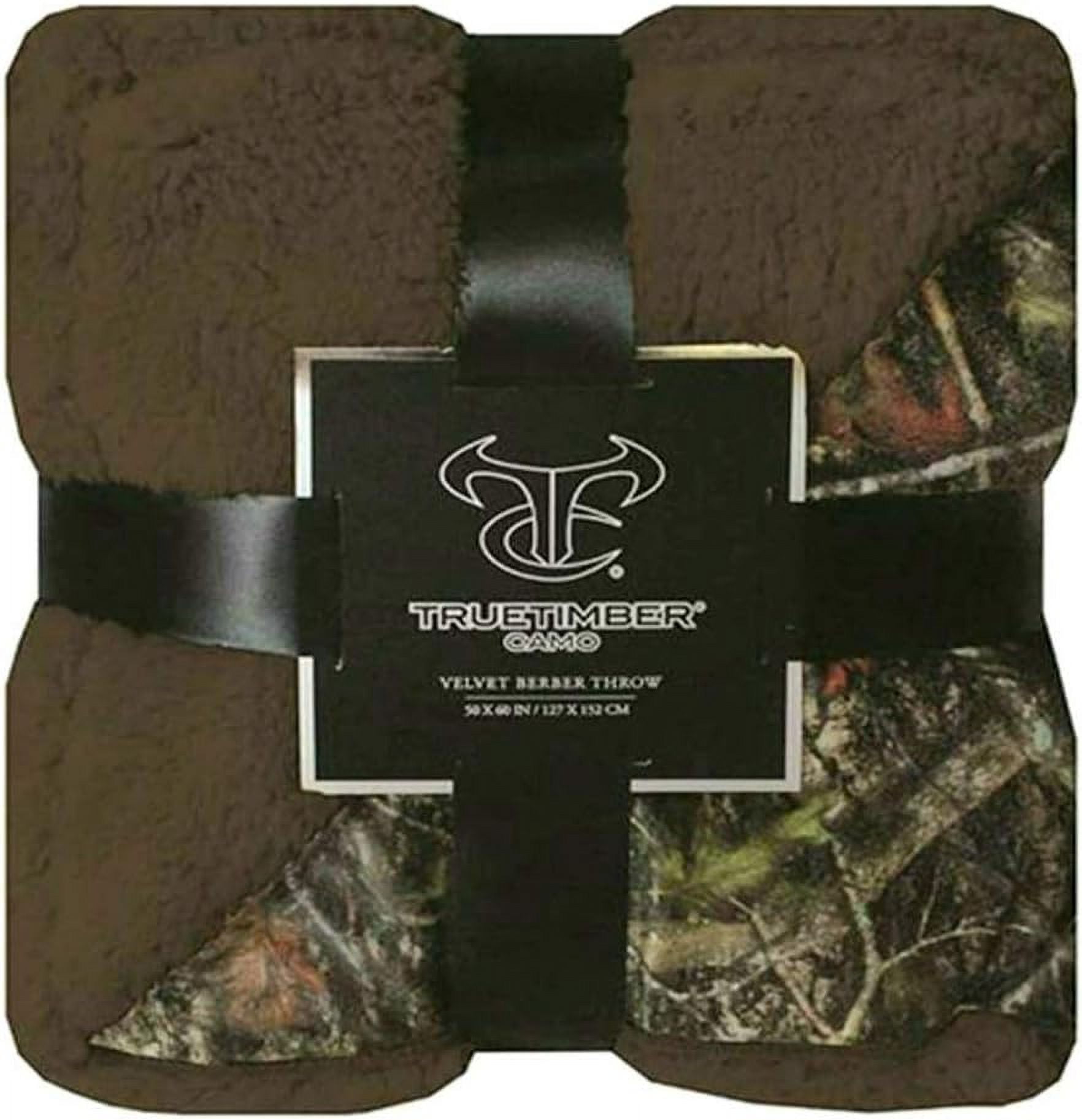 True Timber Camo Berber/Sherpa/Plush Throw 50 x 60 in - Walmart.com