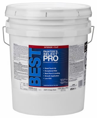 True Value Manufacturing 240413 5 gal 200F Deep Base Flat Wall Paint ...