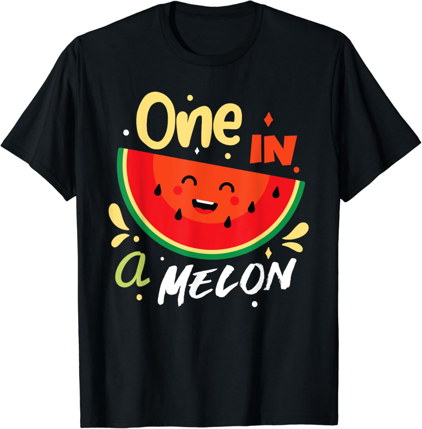 True Vibe One In A Melon Watermelon Lover Fruitarian Summer Fruit Cute ...