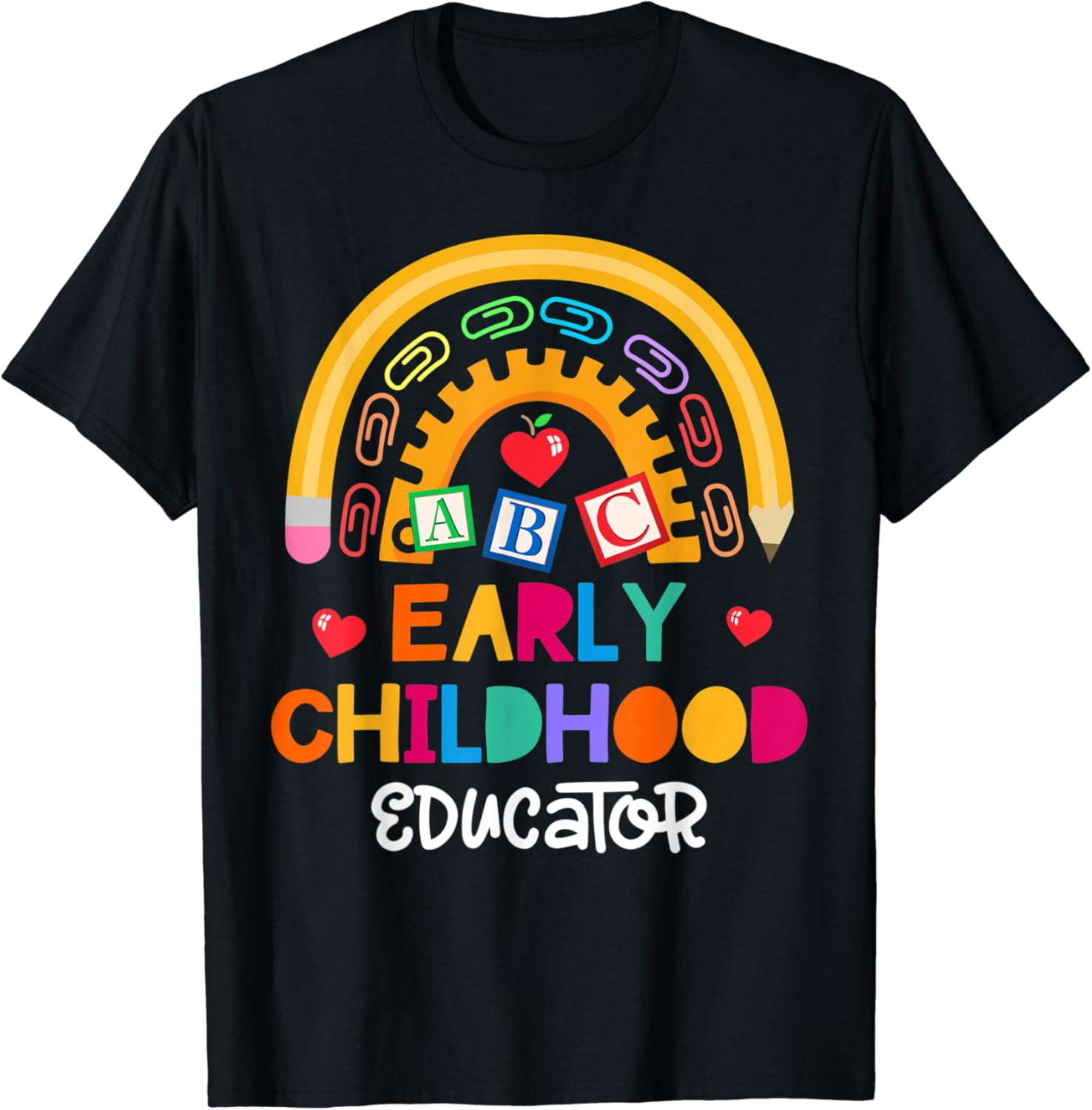 True Vibe Teacher Early Childhood Educator Preschool Head Start Crew T ...
