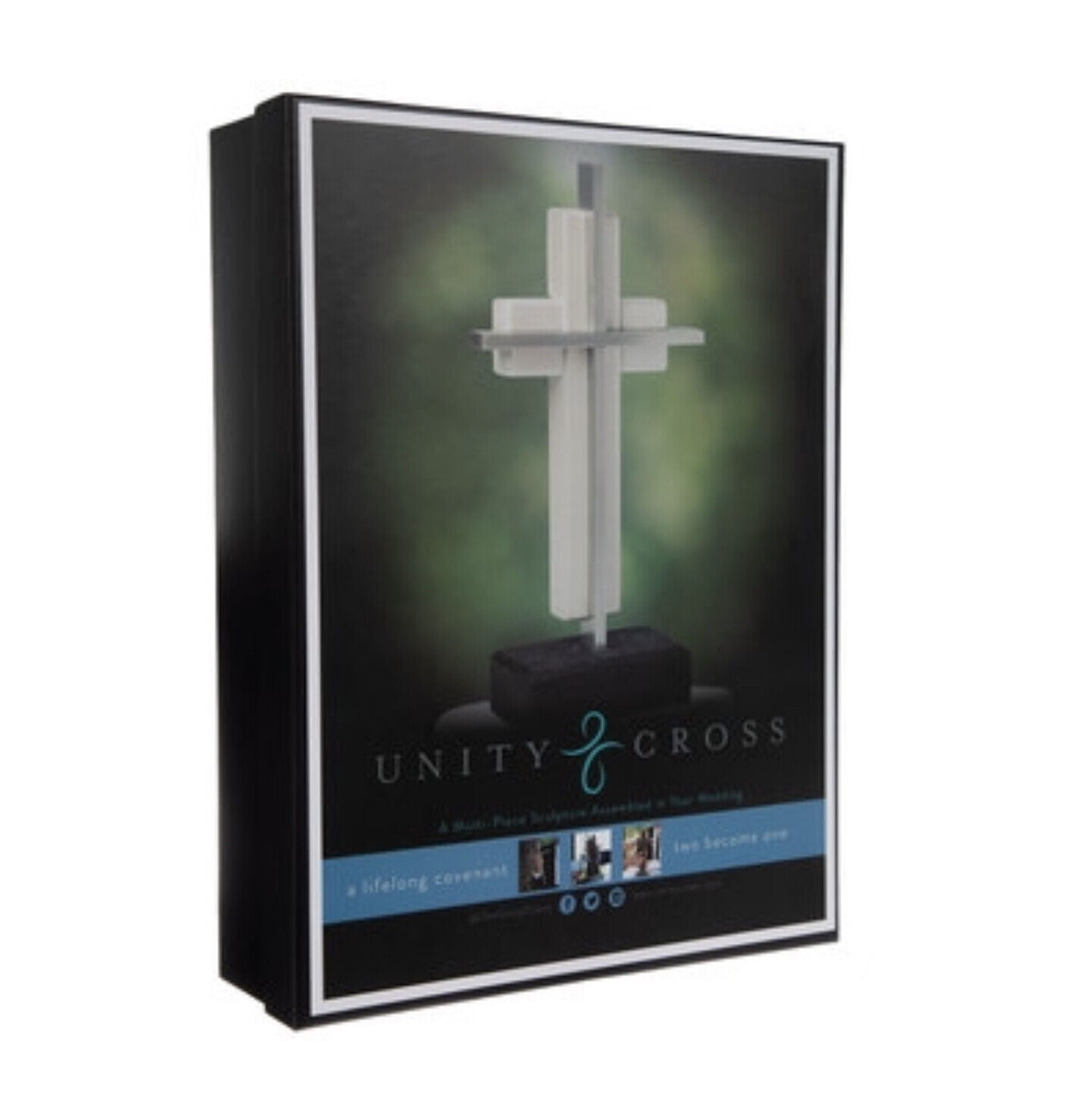 True White Unity Cross Wedding Cross Centerpiece Christian Newly Weds ...