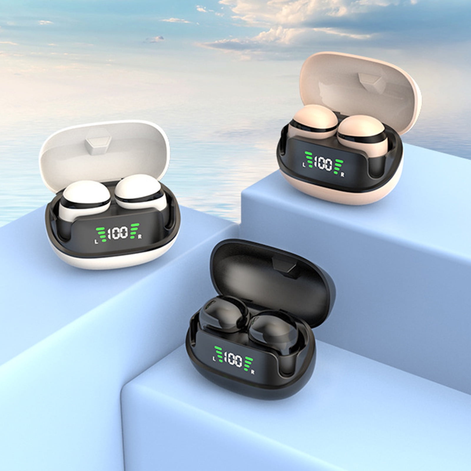 True Wireless Bluetooth 5.3 Mini In Ear Earbuds | Surround Sound ...