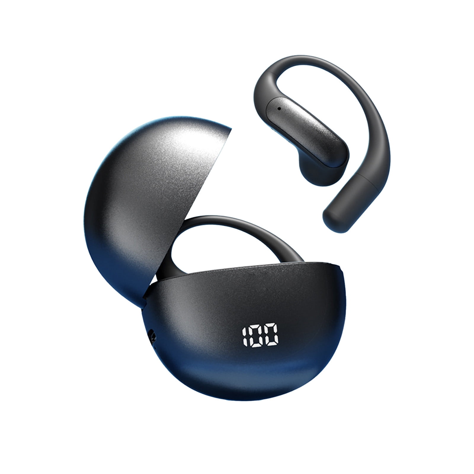 True Wireless Bluetooth 5.4 Earbuds with Dual Mic Noise Cancellation ...