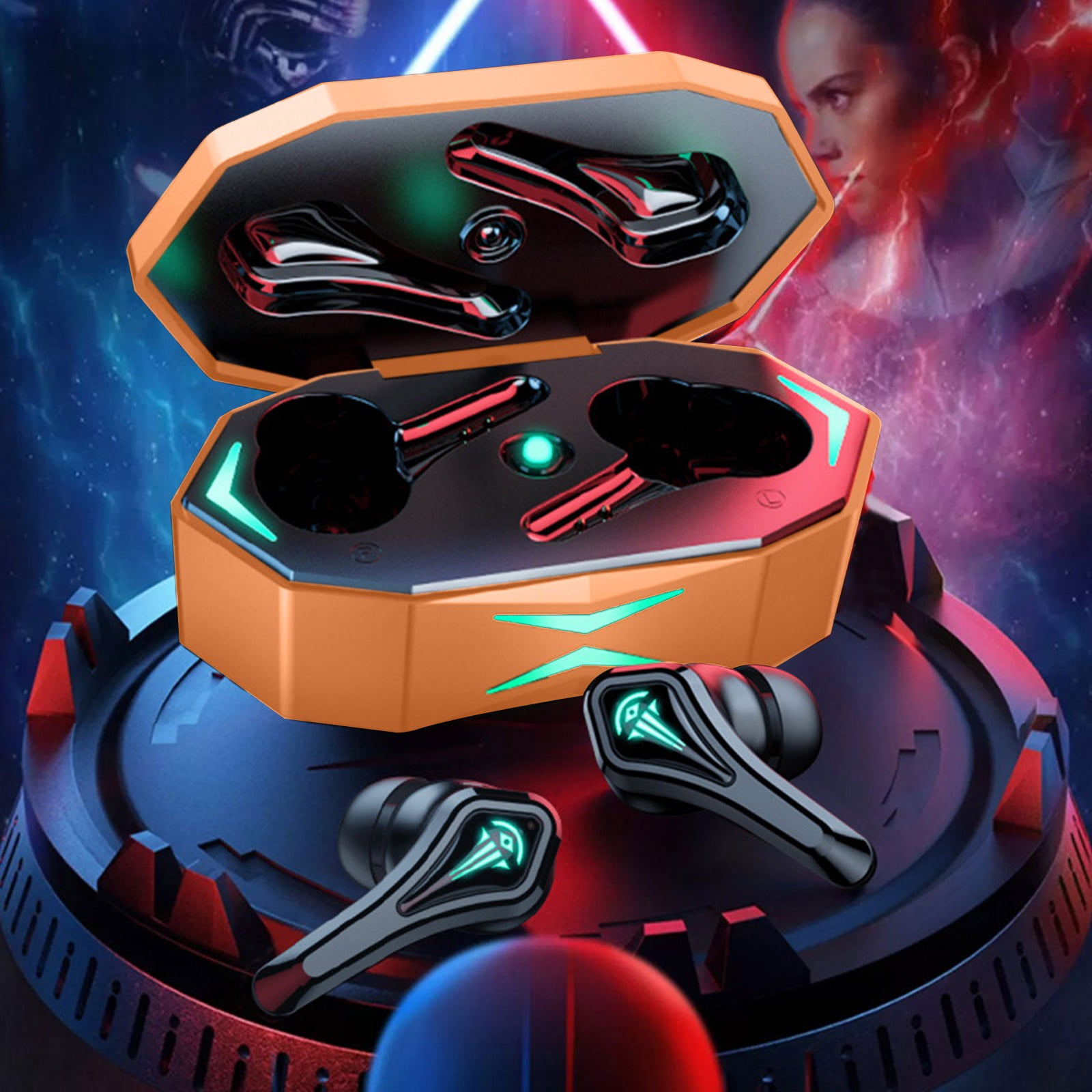 True Wireless Bluetooth Earbuds, Bluetooth Earphones Wireless Two Ear ...