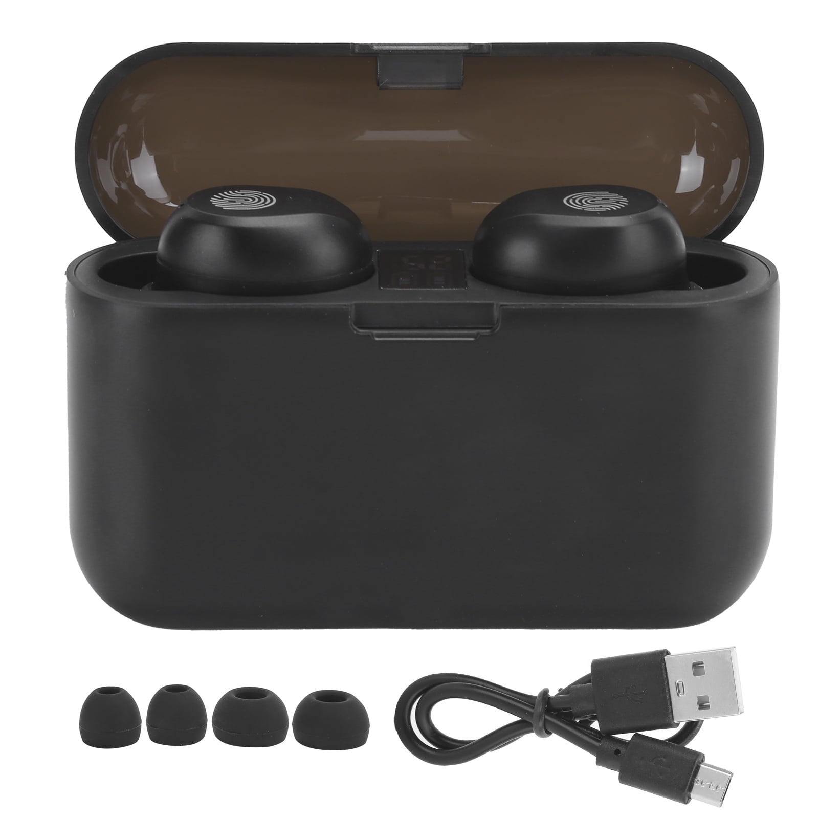 True Wireless Bluetooth Earbuds LED Digital Display Touch Control ...