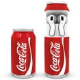 True Wireless Bluetooth Earbuds with Can Shaped Charging Case - Coca ...