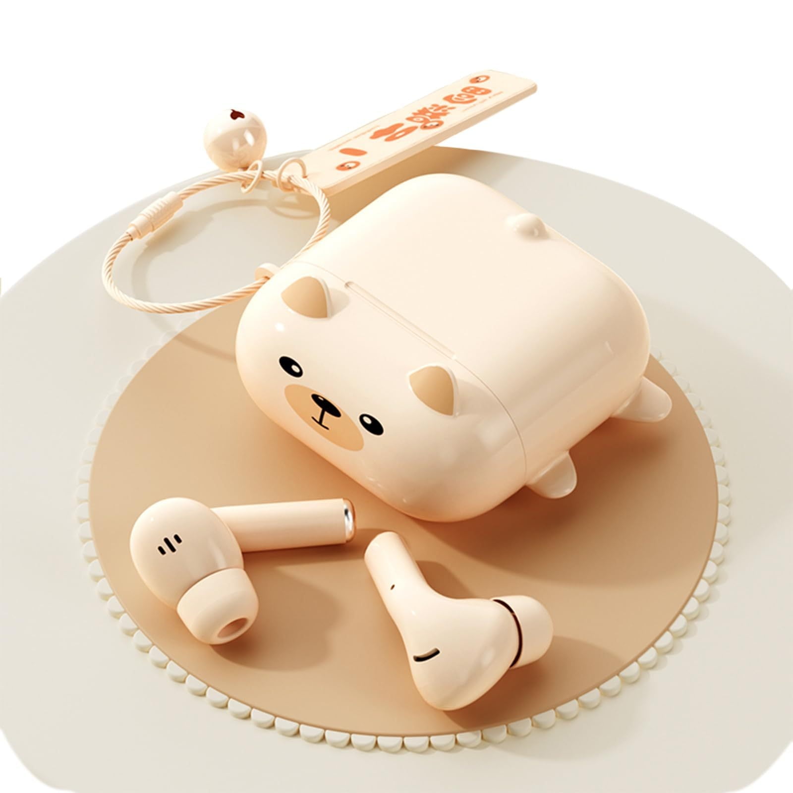 True Wireless Cute Earbuds Bluetooth Kawaii Headphones for Girls Small ...