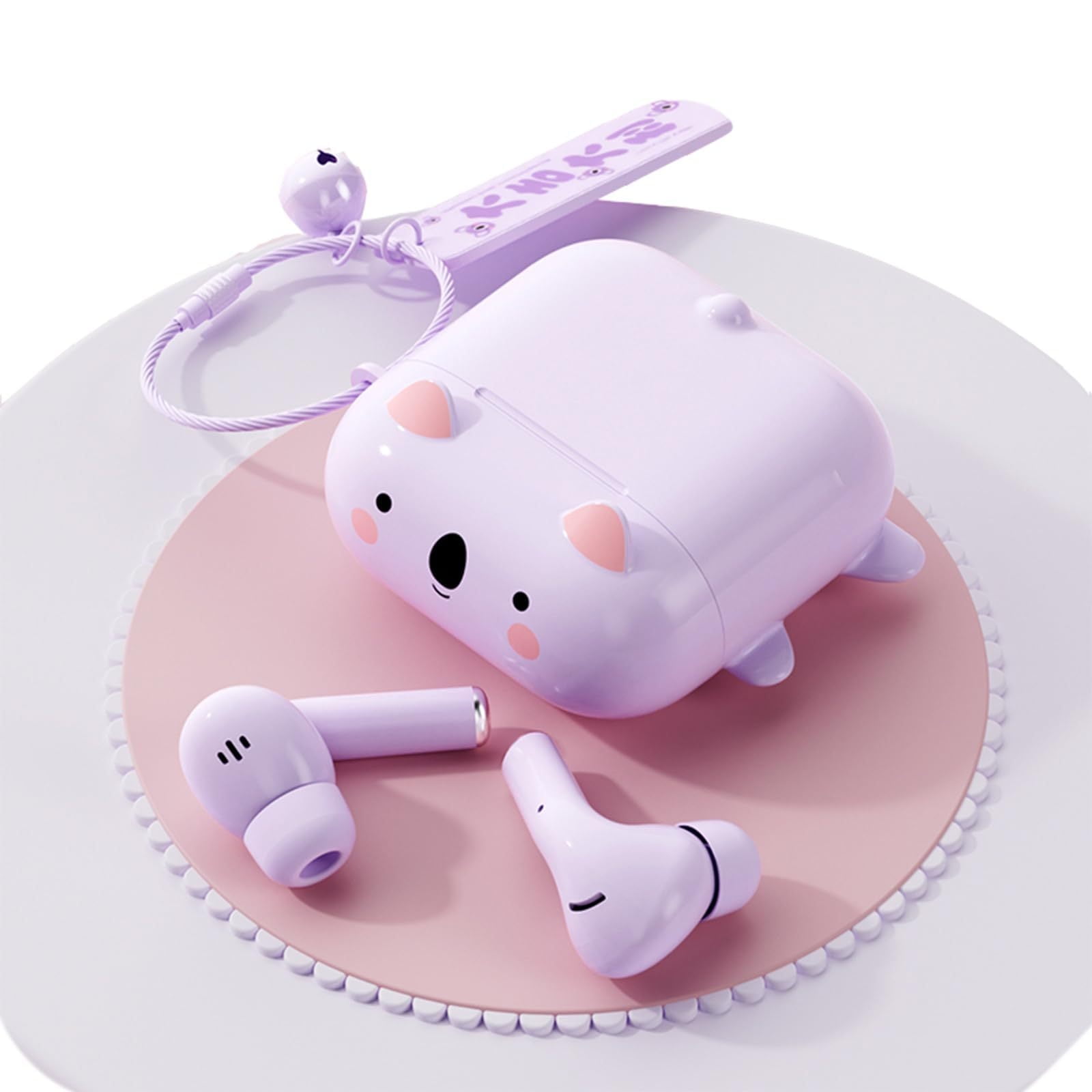 True Wireless Cute Earbuds Bluetooth Kawaii Headphones for Girls Small ...