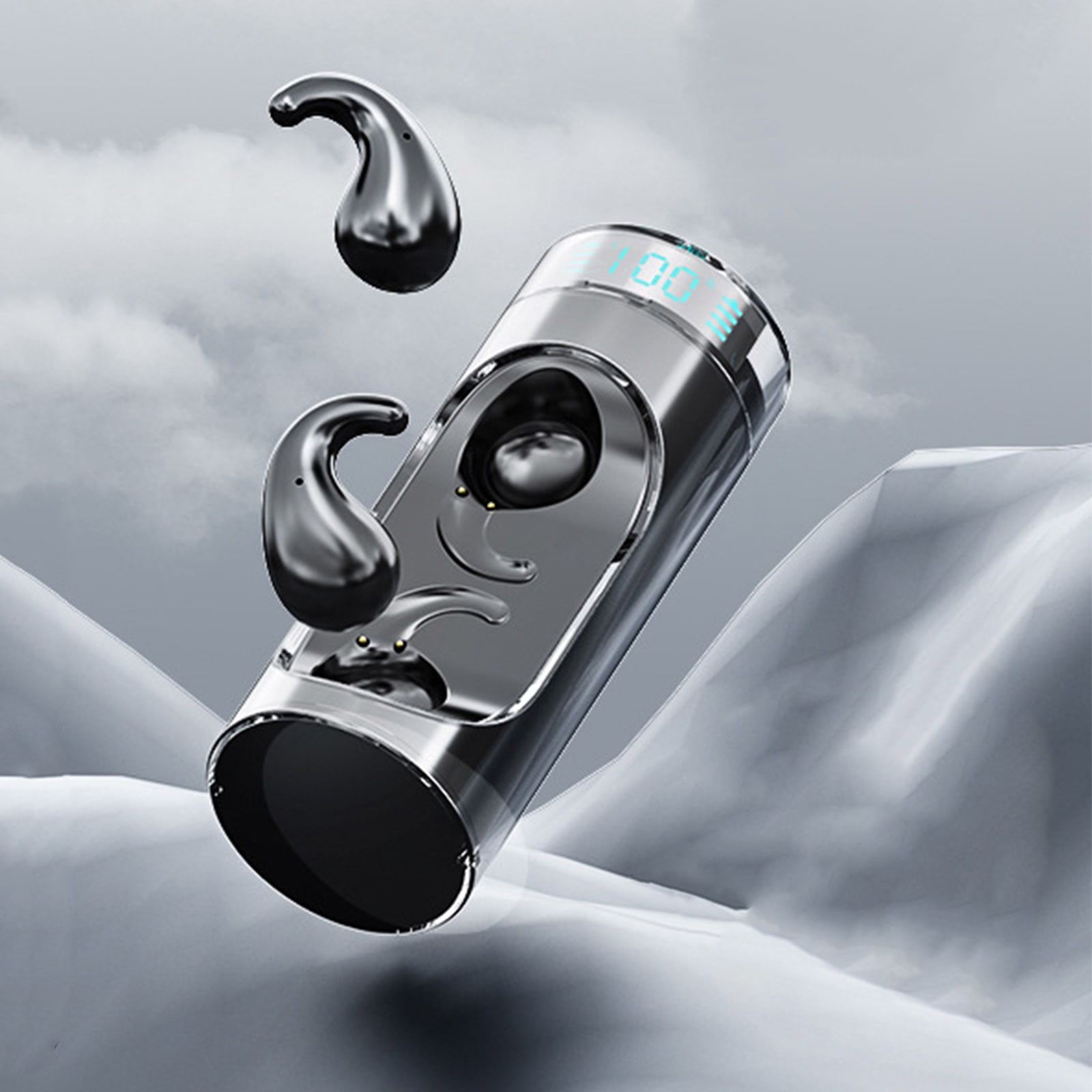 True Wireless Deep Bass Sound Earbuds, Invisible Bluetooth Headset ...