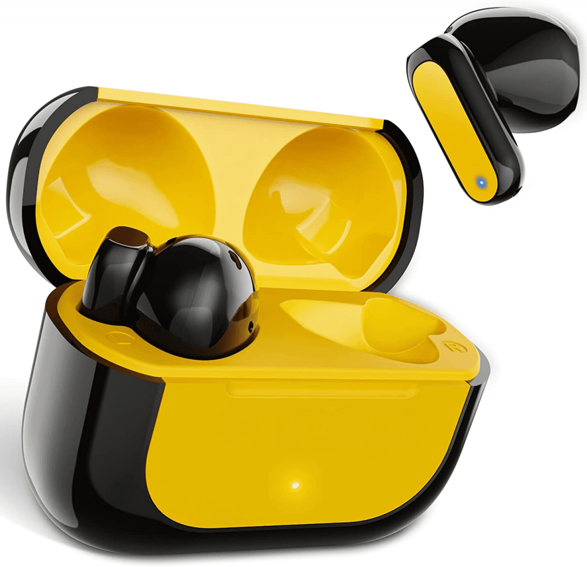 True Wireless Earbuds Bluetooth Headphones Touch Control with Compact ...