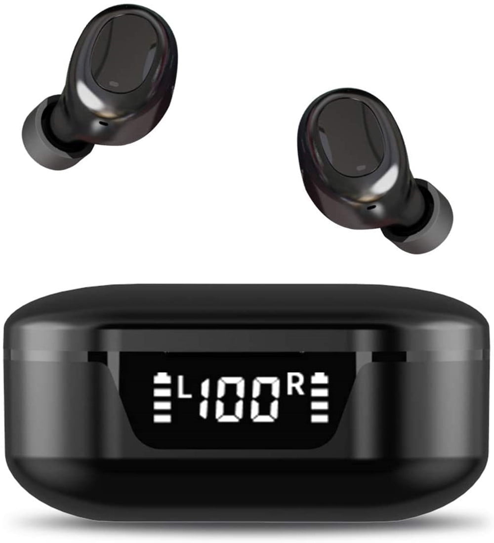True Wireless Earbuds Bluetooth Headphones Touch Control with Wireless ...