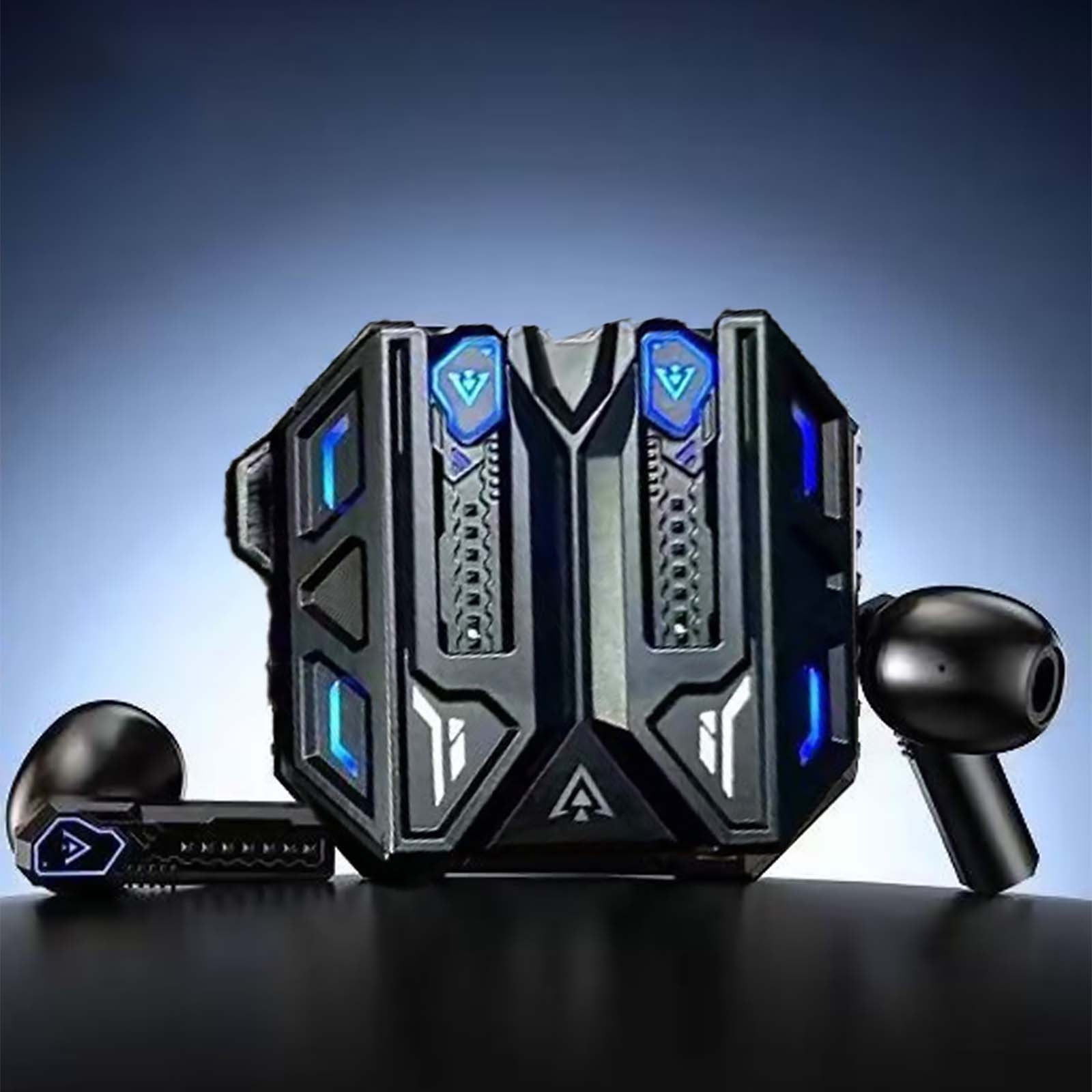 True Wireless Earbuds Bluetooth Metal in-Ear Headphones Wireless Gaming ...