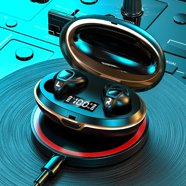 Moki Bluetooth True Wireless Headphones with Charging Case, Rose Gold ...