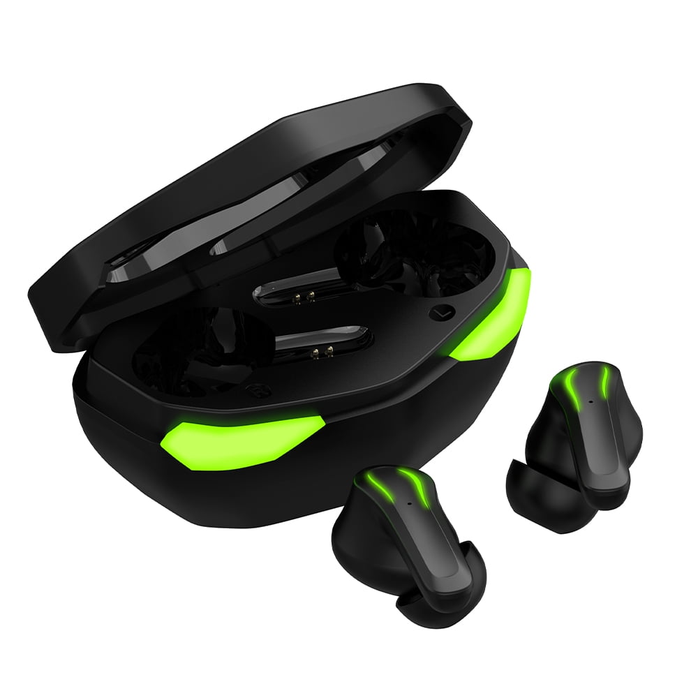 True Wireless Earbuds with Mic Gaming Bluetooth Headphones Touch ...