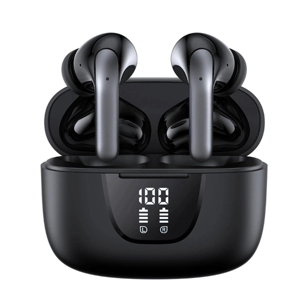 True Wireless earbuds, Bluetooth headset with noise cancellation Clear ...