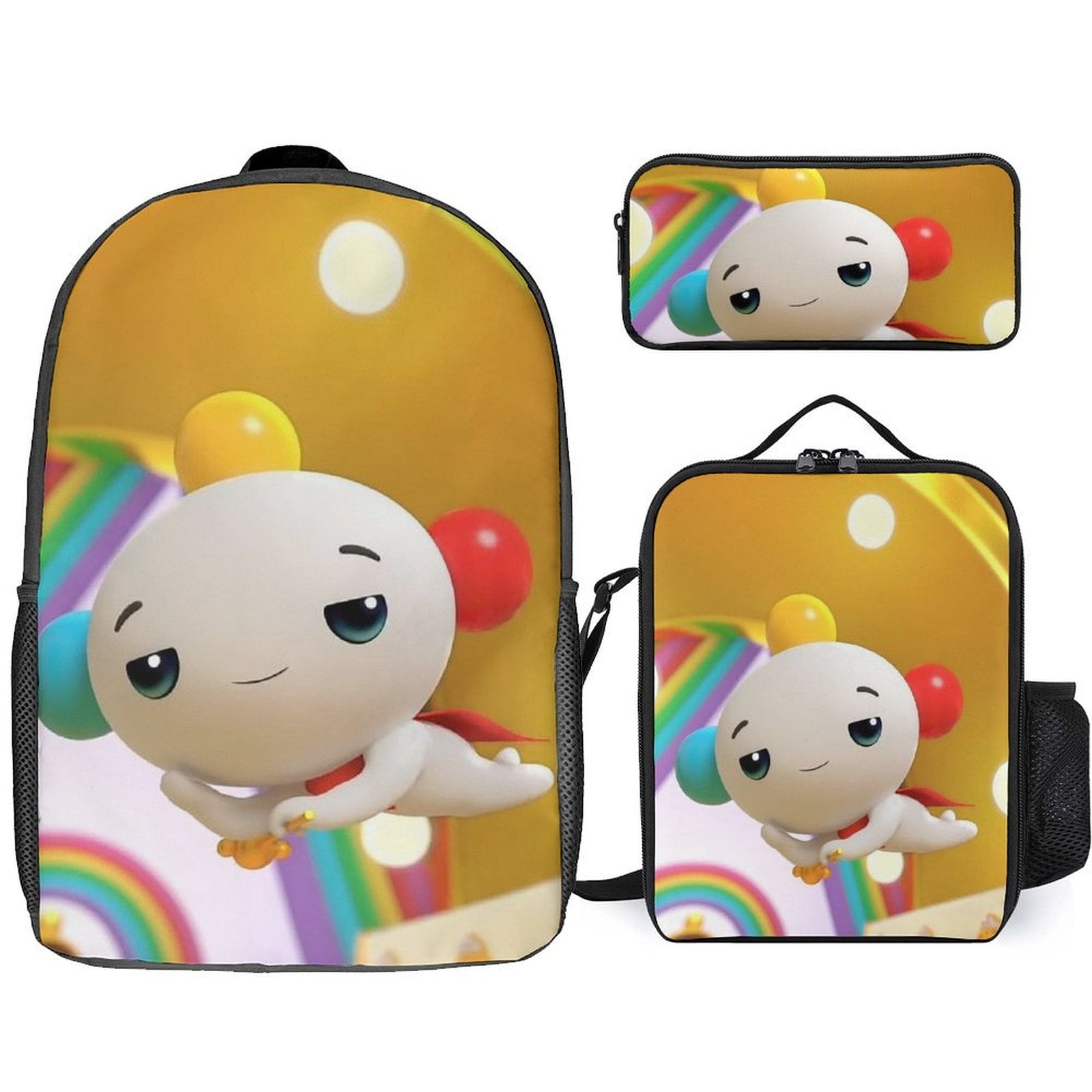 True Wonderful Wishes Rainbow Kingdom Backpack Set 17 inch Bags with ...