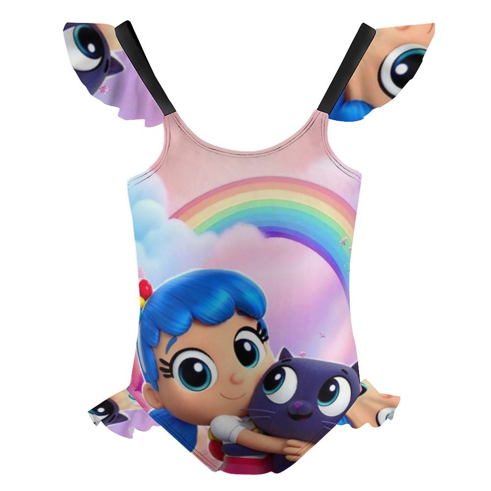 True Wonderful Wishes Rainbow Kingdom swimsuit for Girl Cute Teen Girls ...