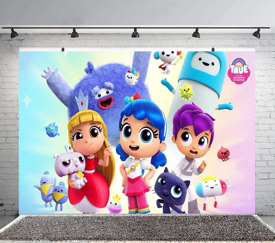 True and the Rainbow Kingdom Backdrop Banner Party Supplies Poster ...