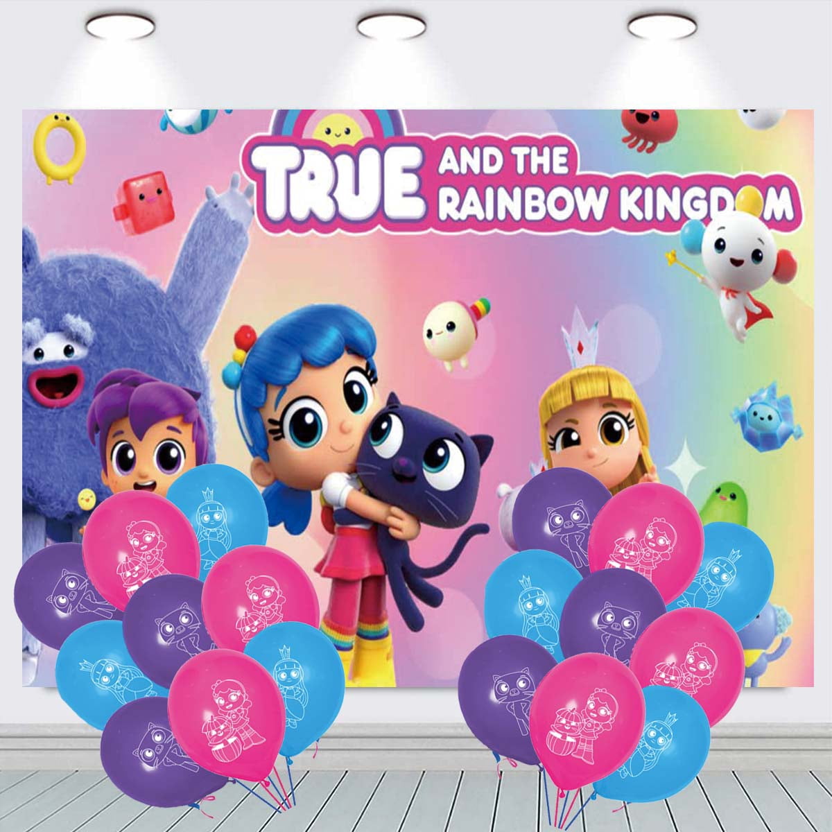 True and the Rainbow Kingdom Banner Backdrop Background Birthday ...