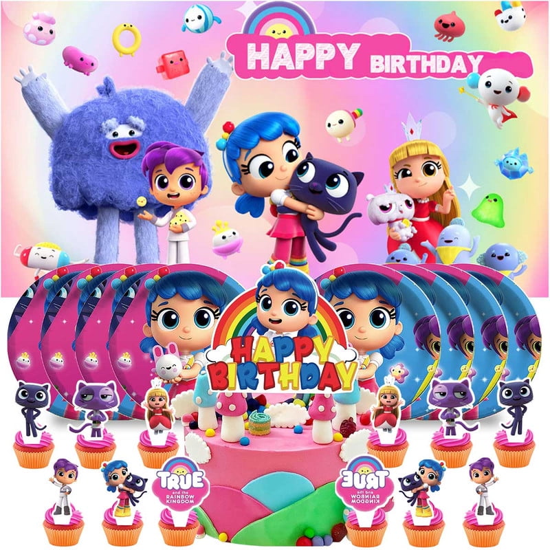 True and the Rainbow Kingdom Birthday Supplies Plates Decorations Decor ...