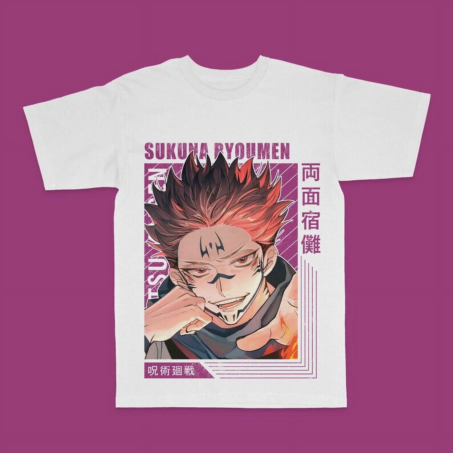 True to size, Anime Jujutsu Kaisen Sukuna the king of curses t-shirt ...
