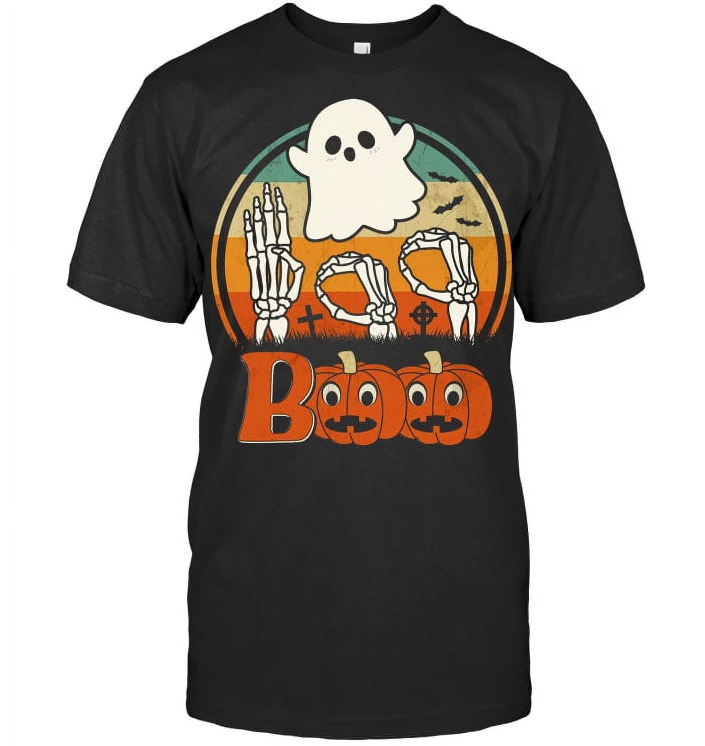 True to size, Boo Asl Hands American Sign Language Ghost Halloween Sign ...