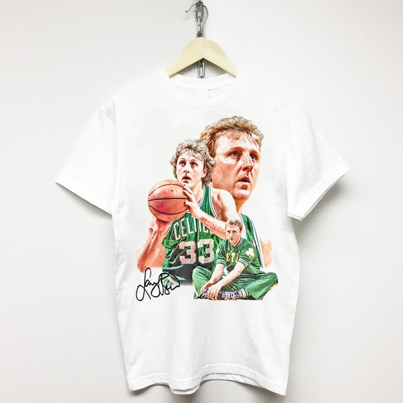 True to size, LARRY BIRD T-SHIRT | rap tee | concert tour merch | 90 ...