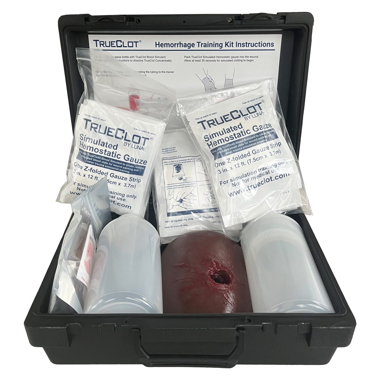 TrueClot Wound Packing Training Kit, GSW - Walmart.com