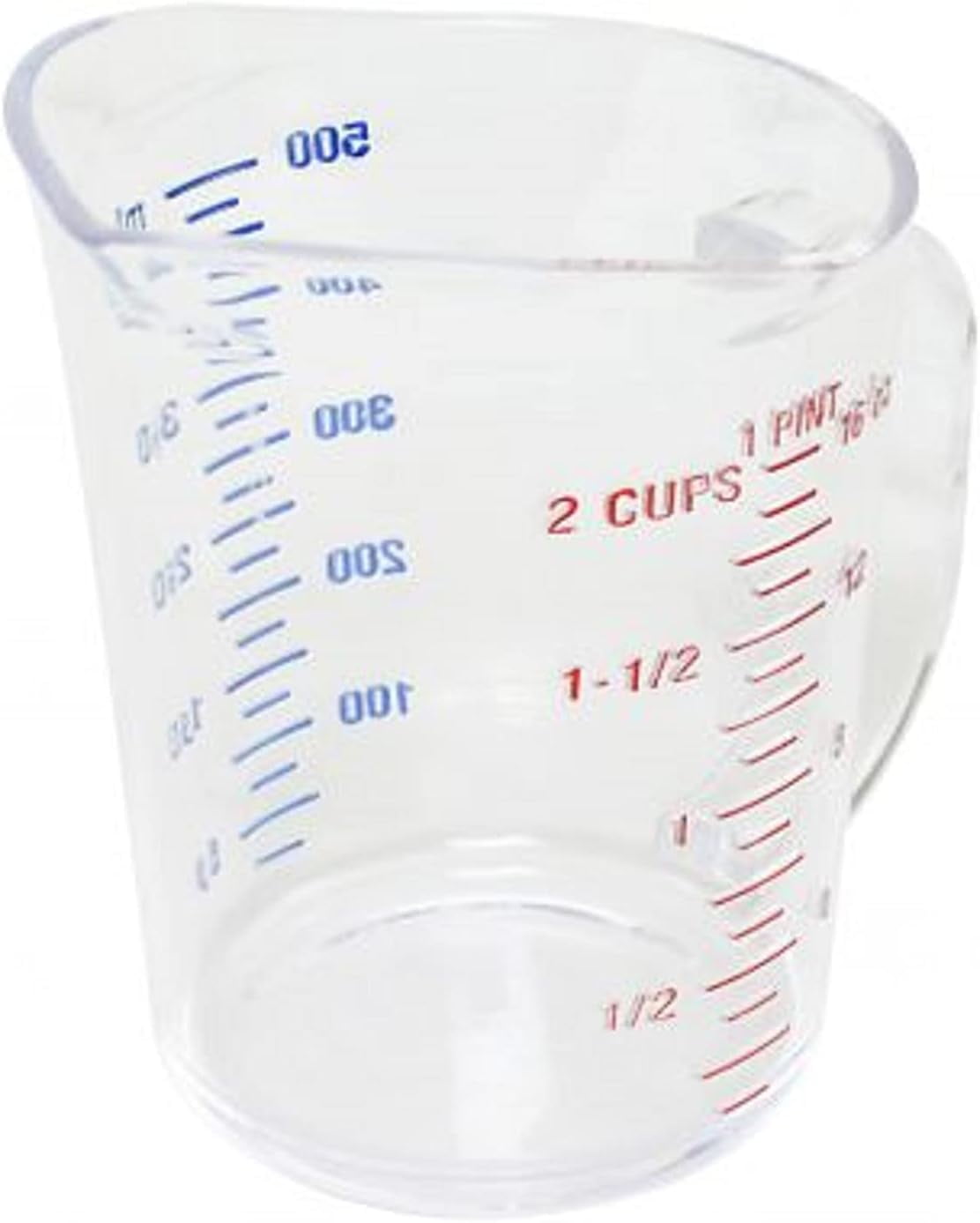 TrueCraftware- 0.5 Liter / 1 Pint Measuring Cup Polycarbonate Clear ...