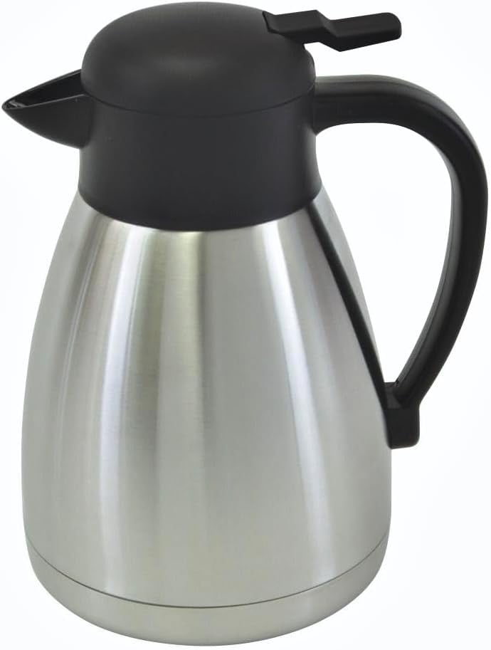 TrueCraftware- 1.2 Liter/ 40 oz Coffee Server Stainless Steel Exterior ...