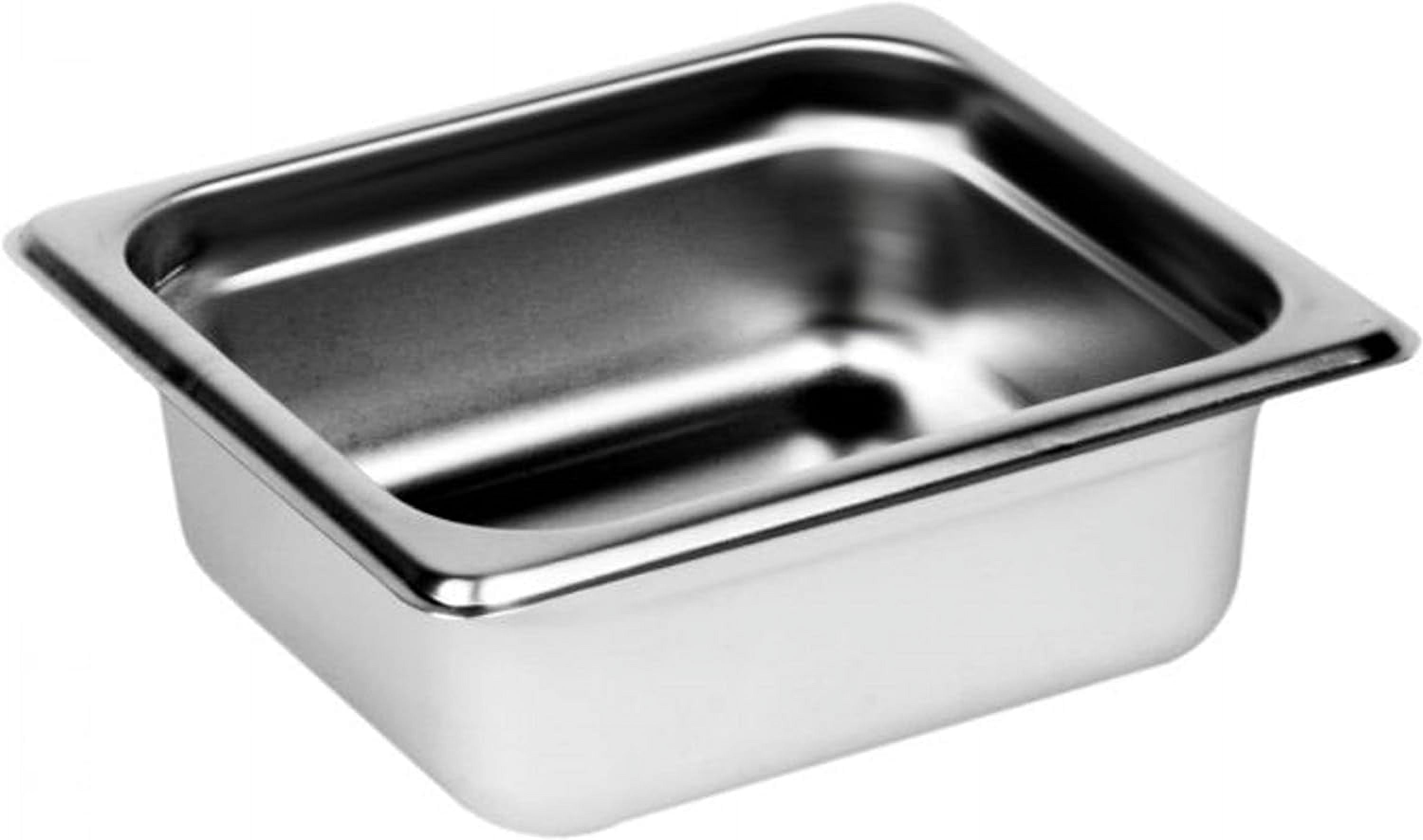 TrueCraftware- 1/6 Size 2-1/2" Deep Stainless Steel Anti-Jamming Steam ...