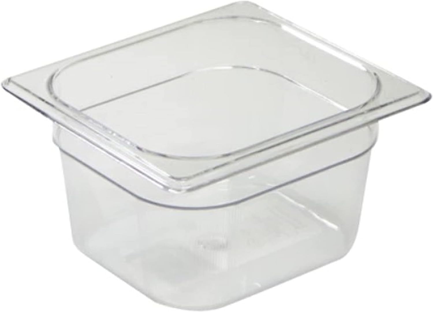 TrueCraftware- 1/6 Size 4” Deep Food Pan Polycarbonate Clear Color ...