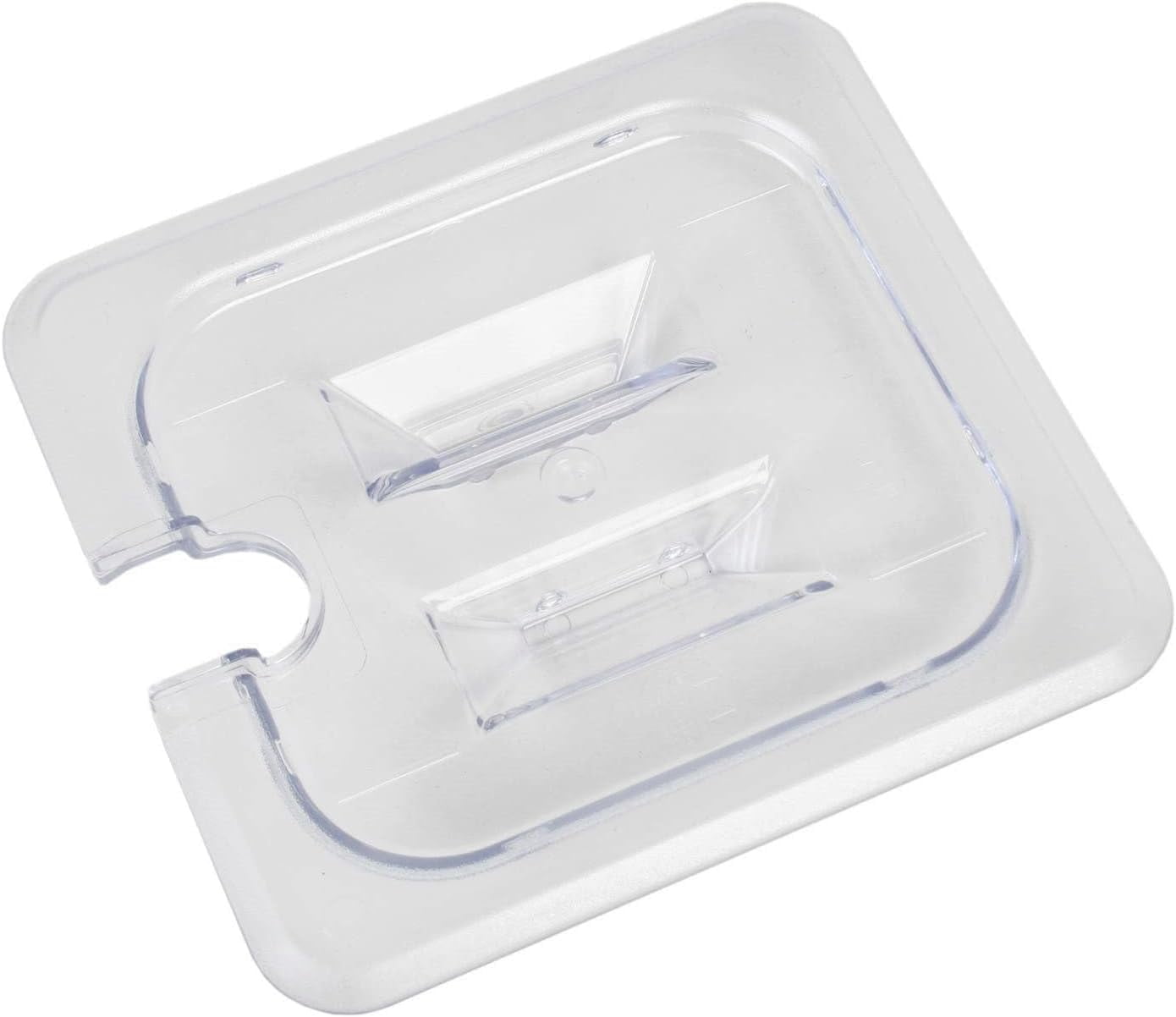 TrueCraftware- 1/6 Size Notched Polycarbonate Handled Food Pan Lid ...