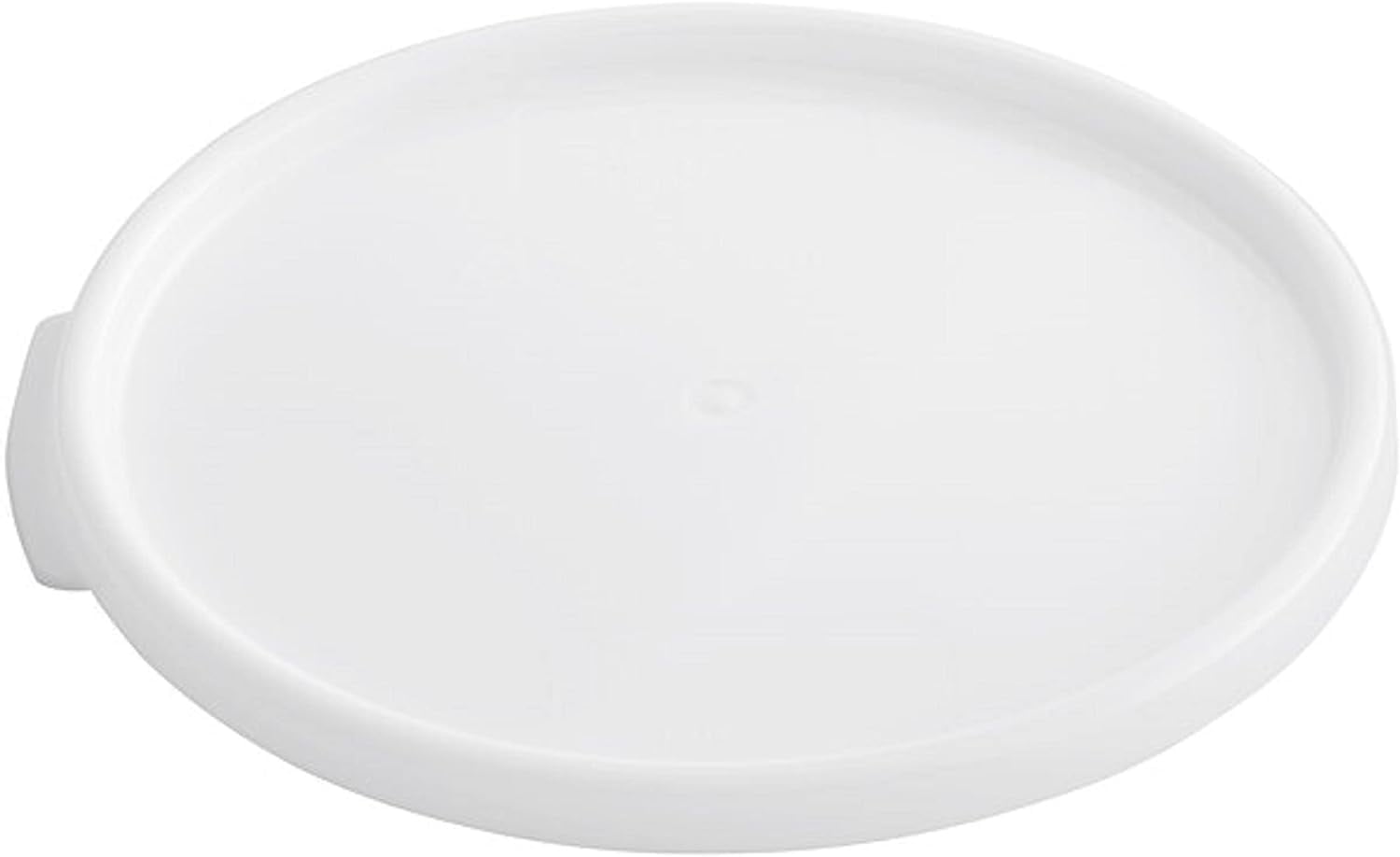 TrueCraftware- 1 Qt. White Round Container Lid for Round Polypropylene ...