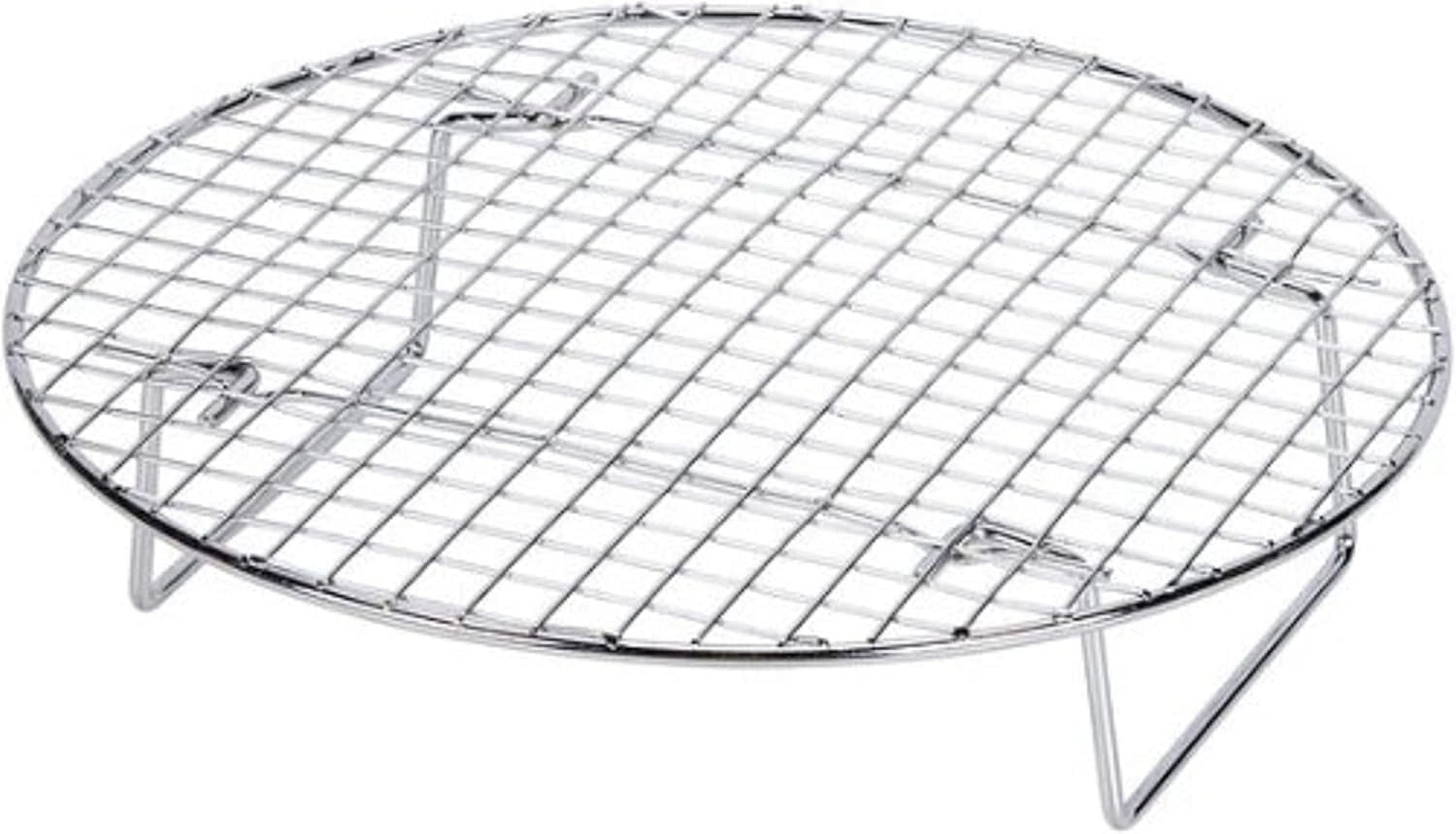 TrueCraftware- 10-1/2” Round Steamer Rack/Cooling Rack Nickel Plated ...
